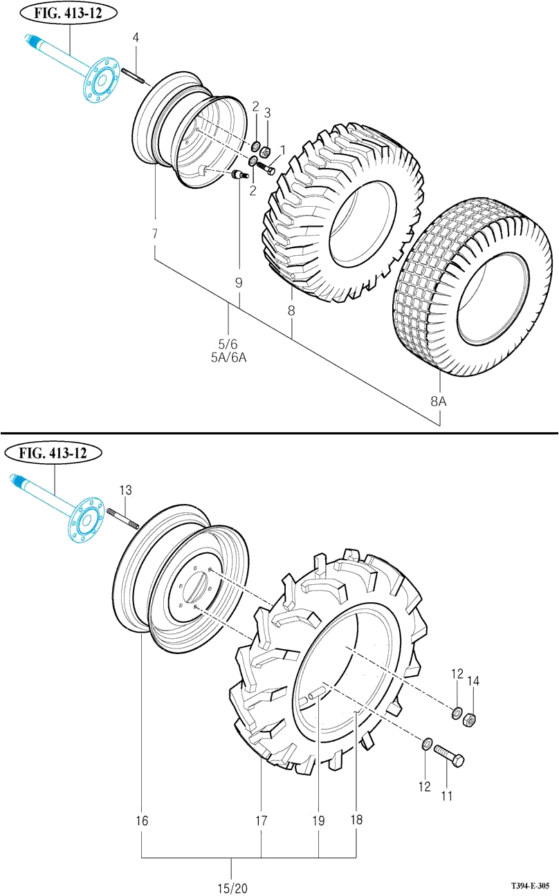 305 REAR WHEEL MOUNTING - TYM Tractors