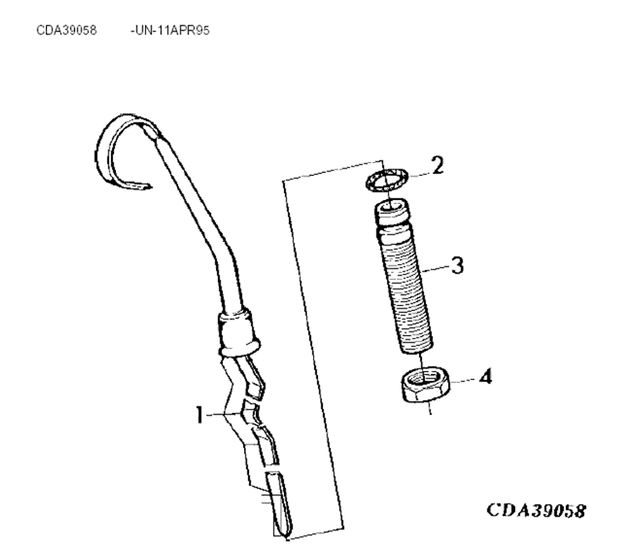 E11 OIL DIPSTICK & GUIDE - TYM Tractors