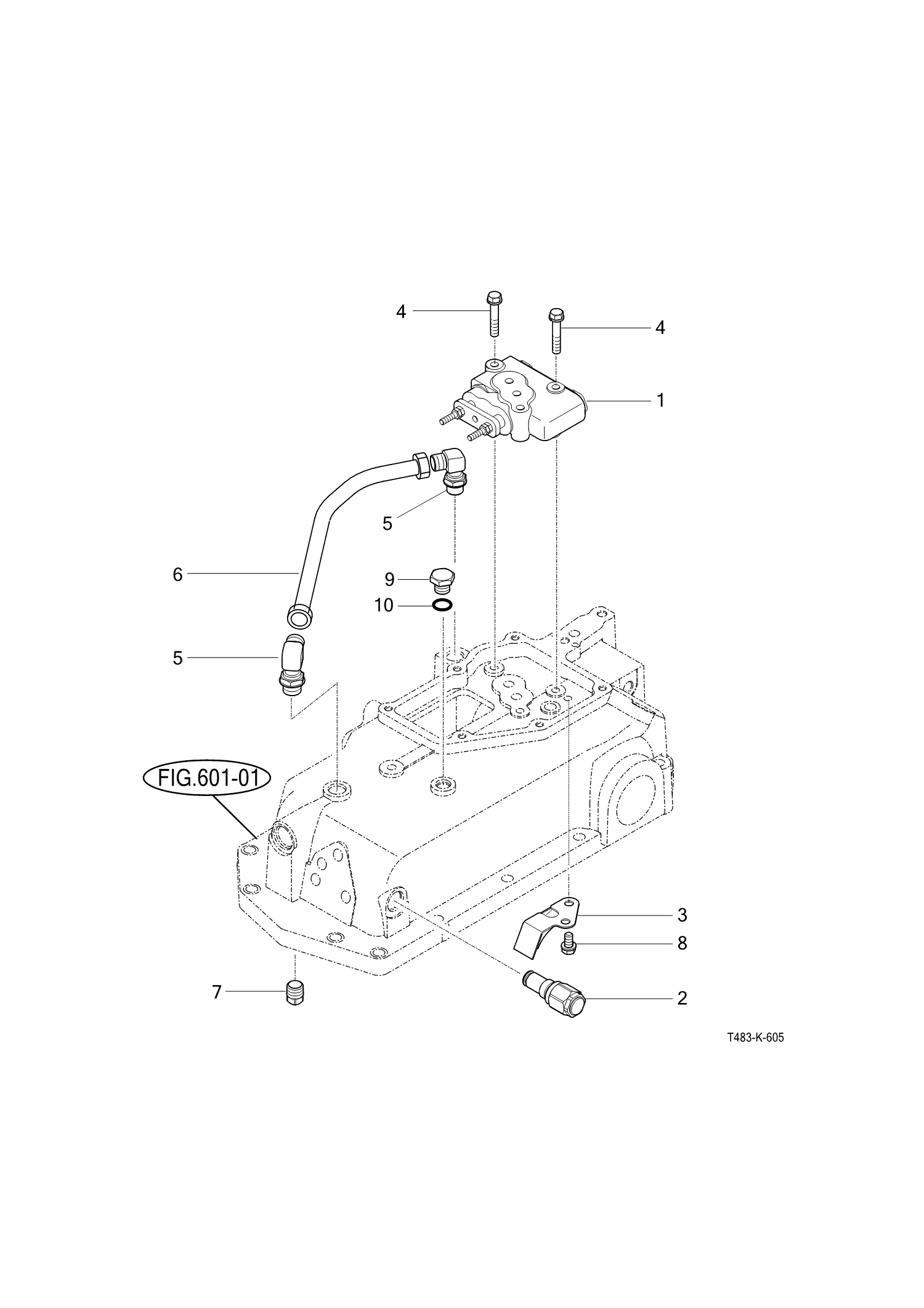 605 CONTROL VALVE - TYM Tractors
