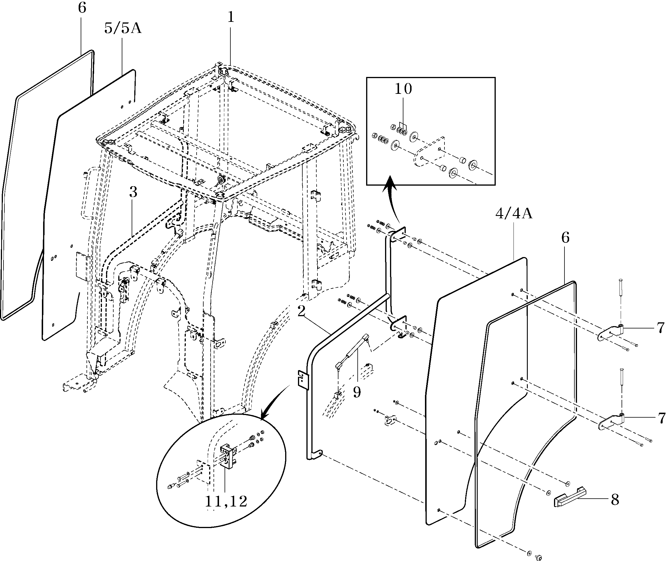 708 CAB FRAME & DOOR - TYM Tractors
