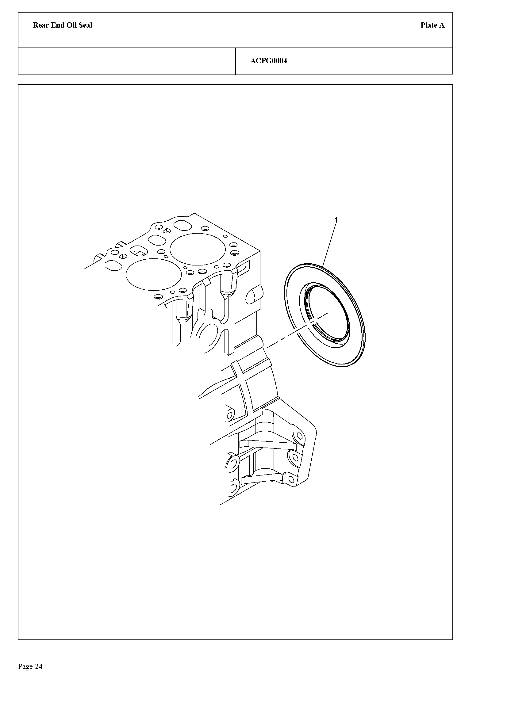 103 Rear End Oil Seal - TYM Tractors