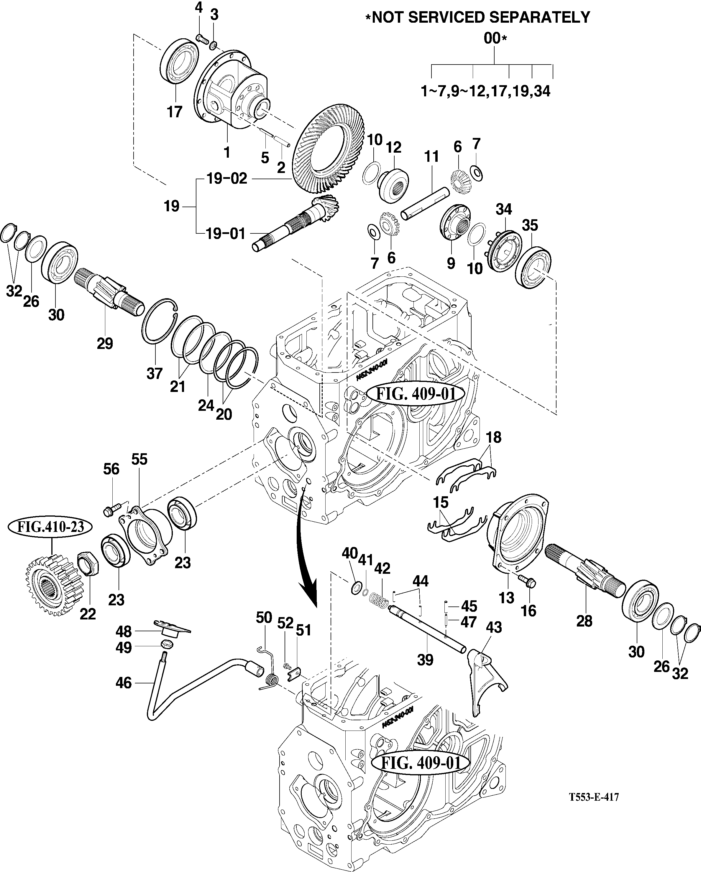417 REAR DIFFERENTIAL GEARS - TYM Tractors