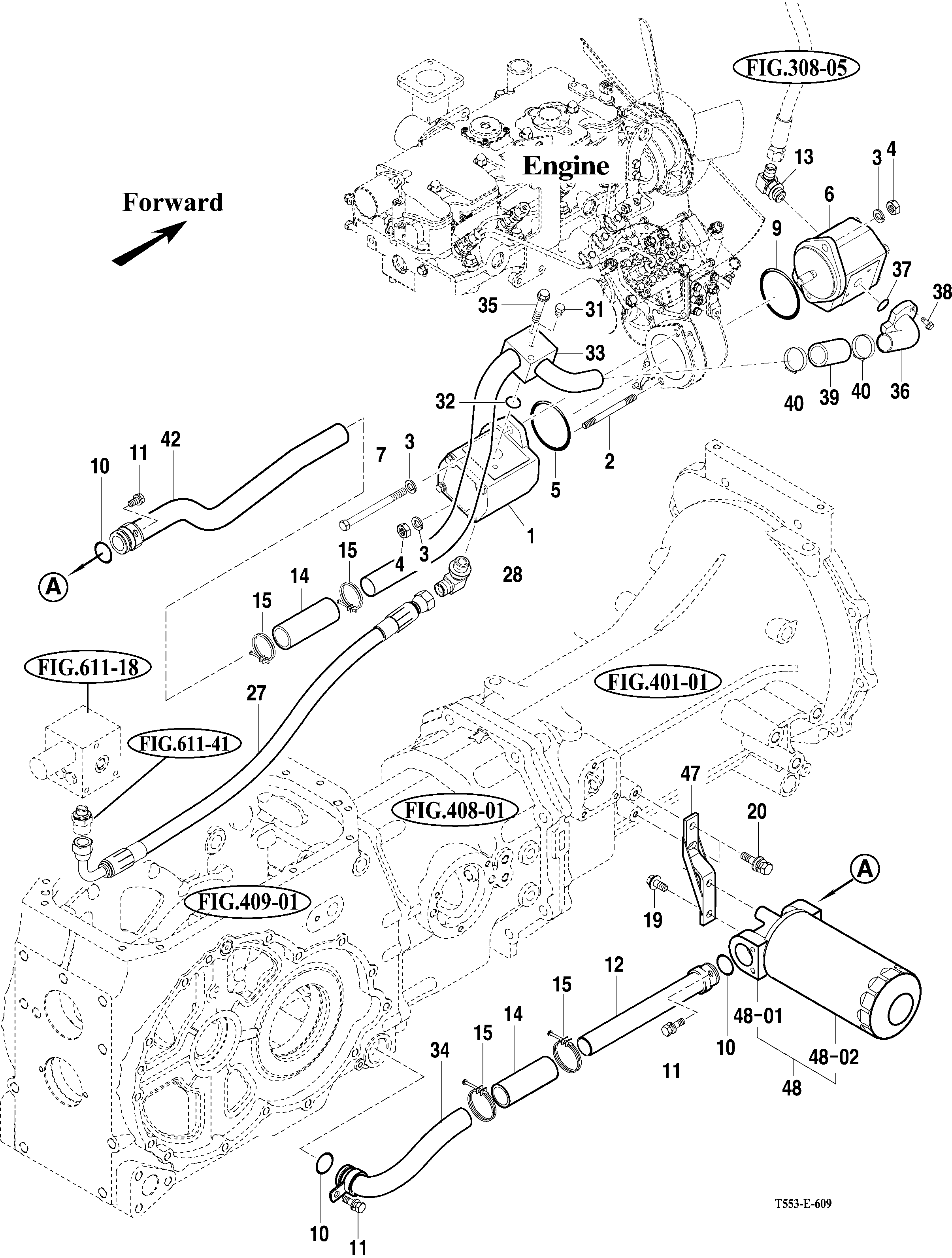 609 HYDRAULIC PIPE - TYM Tractors