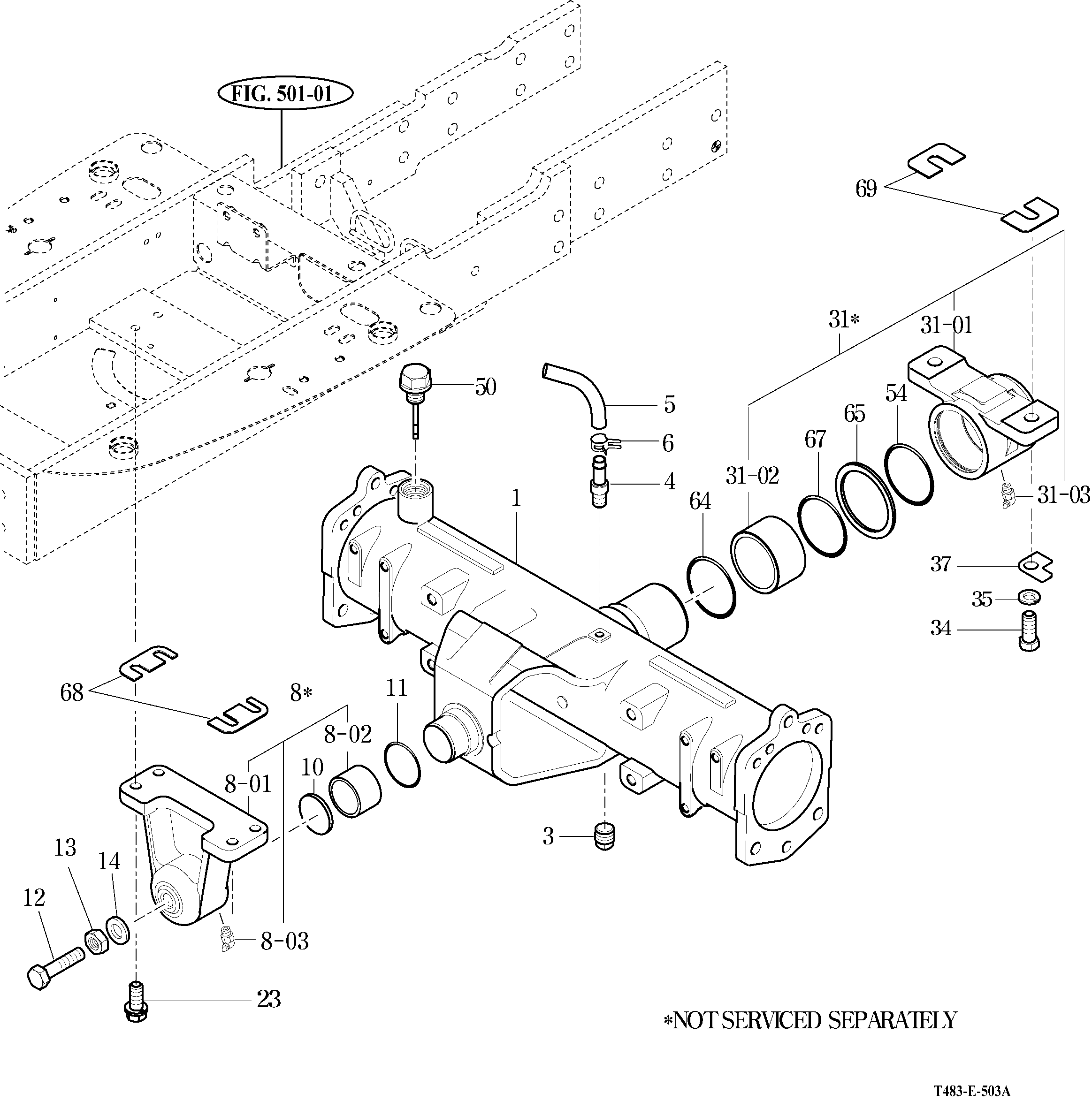 503 FRONT AXLE HOUSING - TYM Tractors