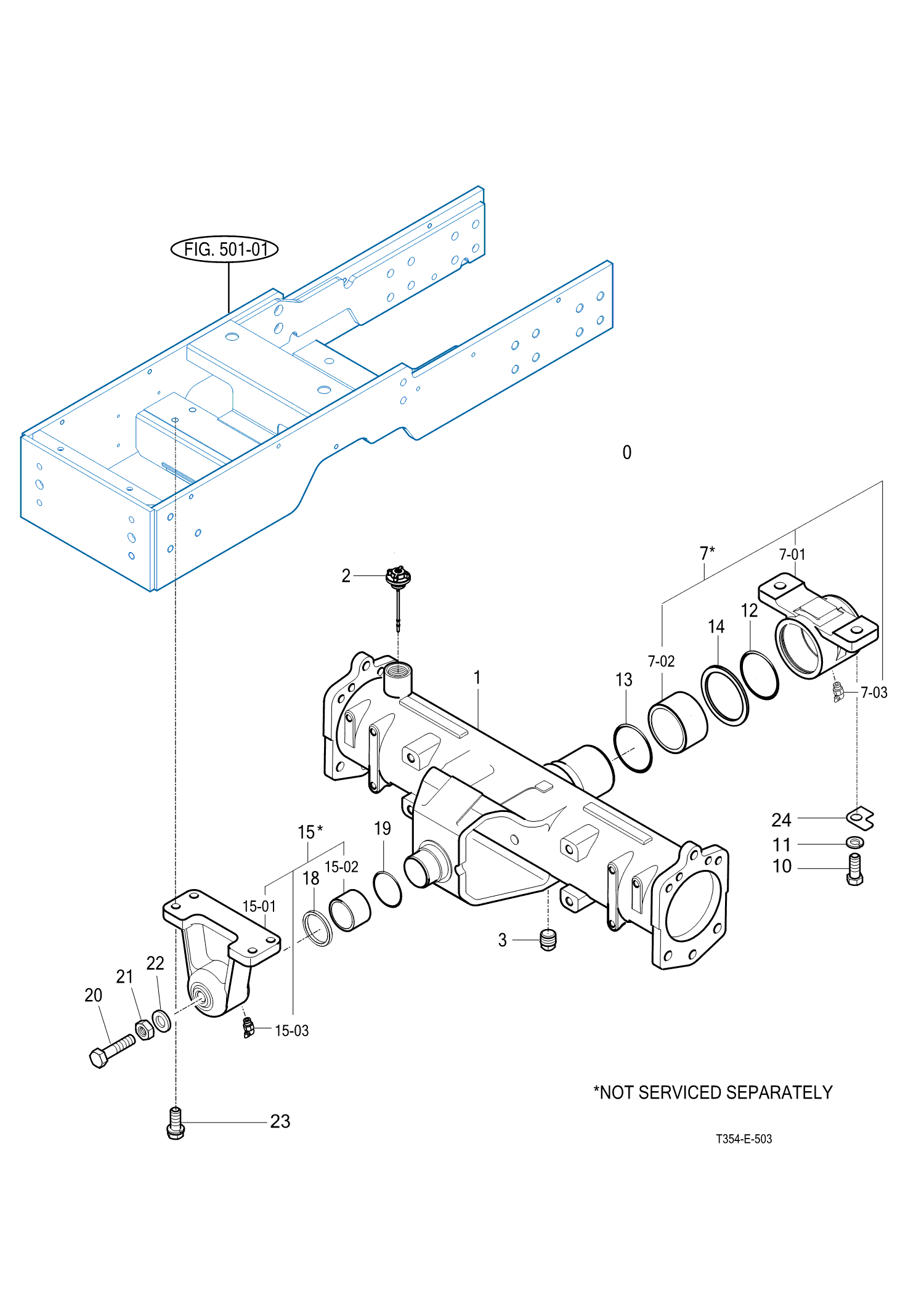 503 FRONT AXLE HOUSING - TYM Tractors