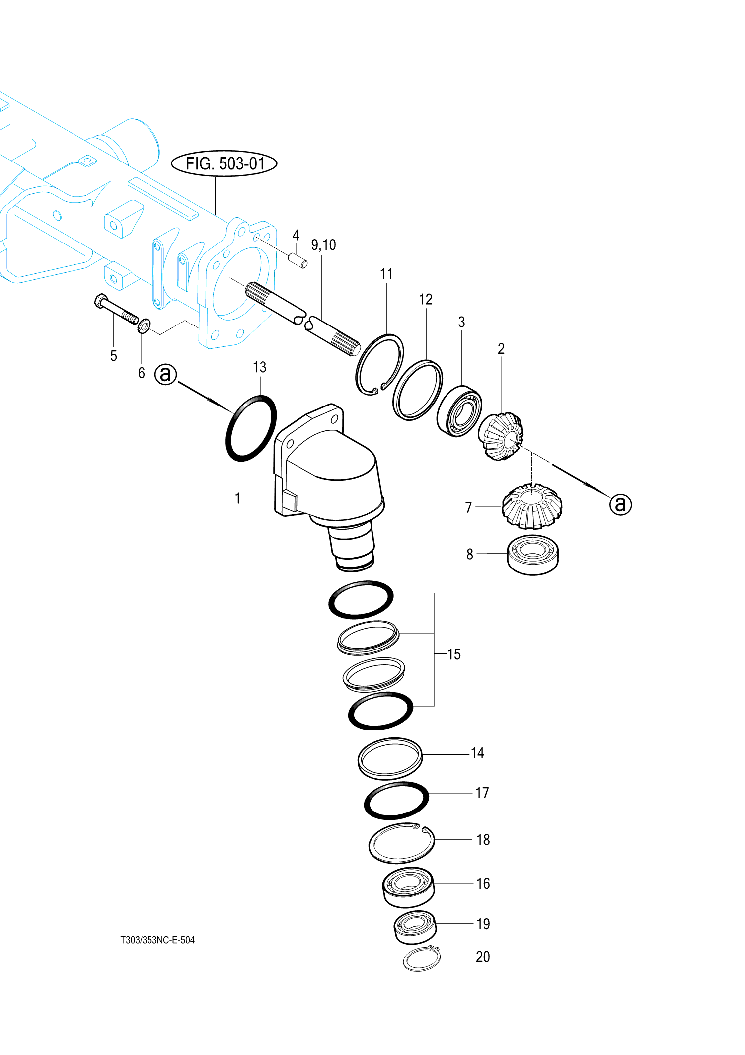 504 FRONT GEAR CASE (1) - TYM Tractors