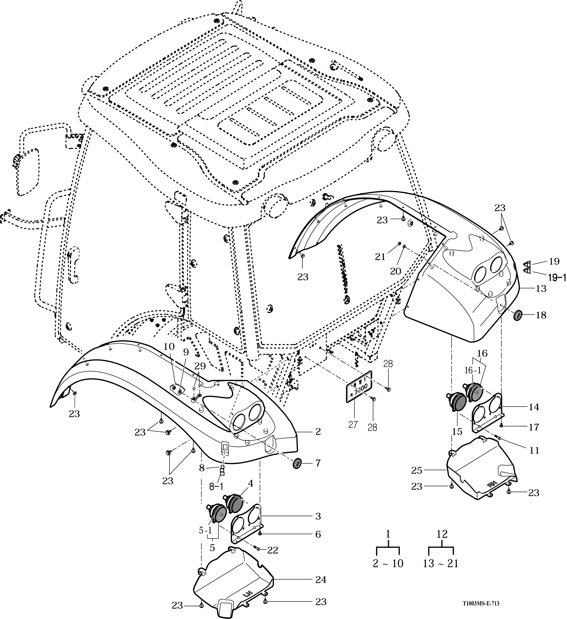 713 SUB FENDER & COVER - TYM Tractors