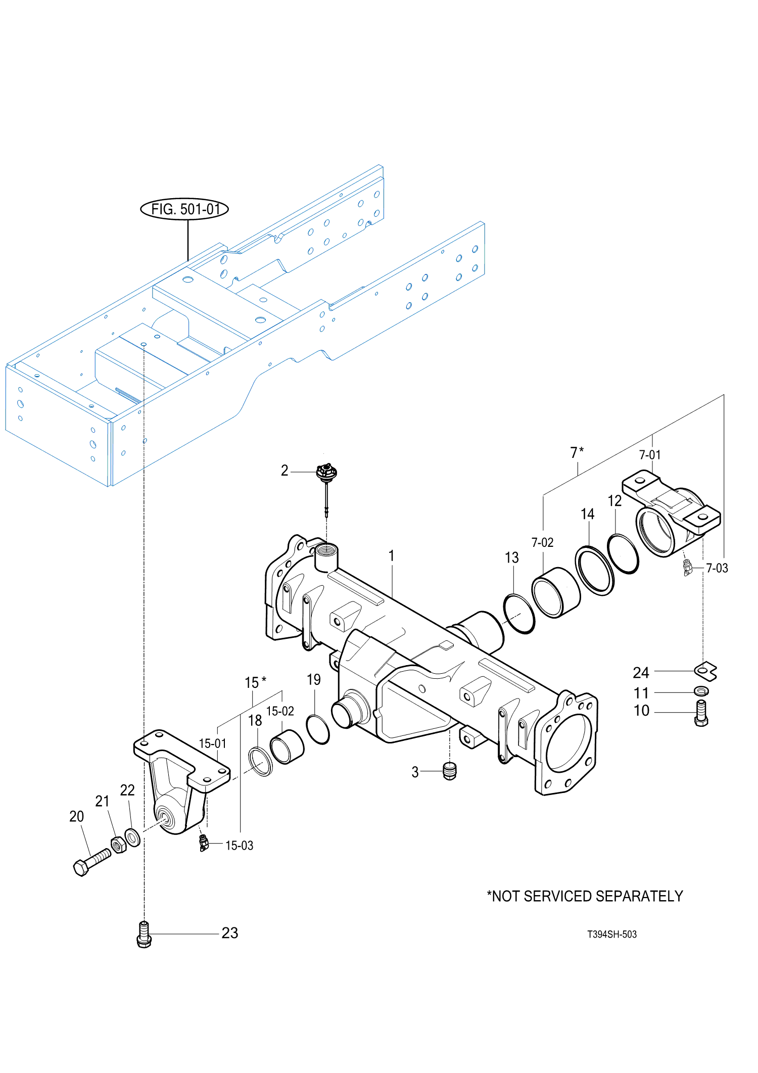 503 FRONT AXLE HOUSING - TYM Tractors