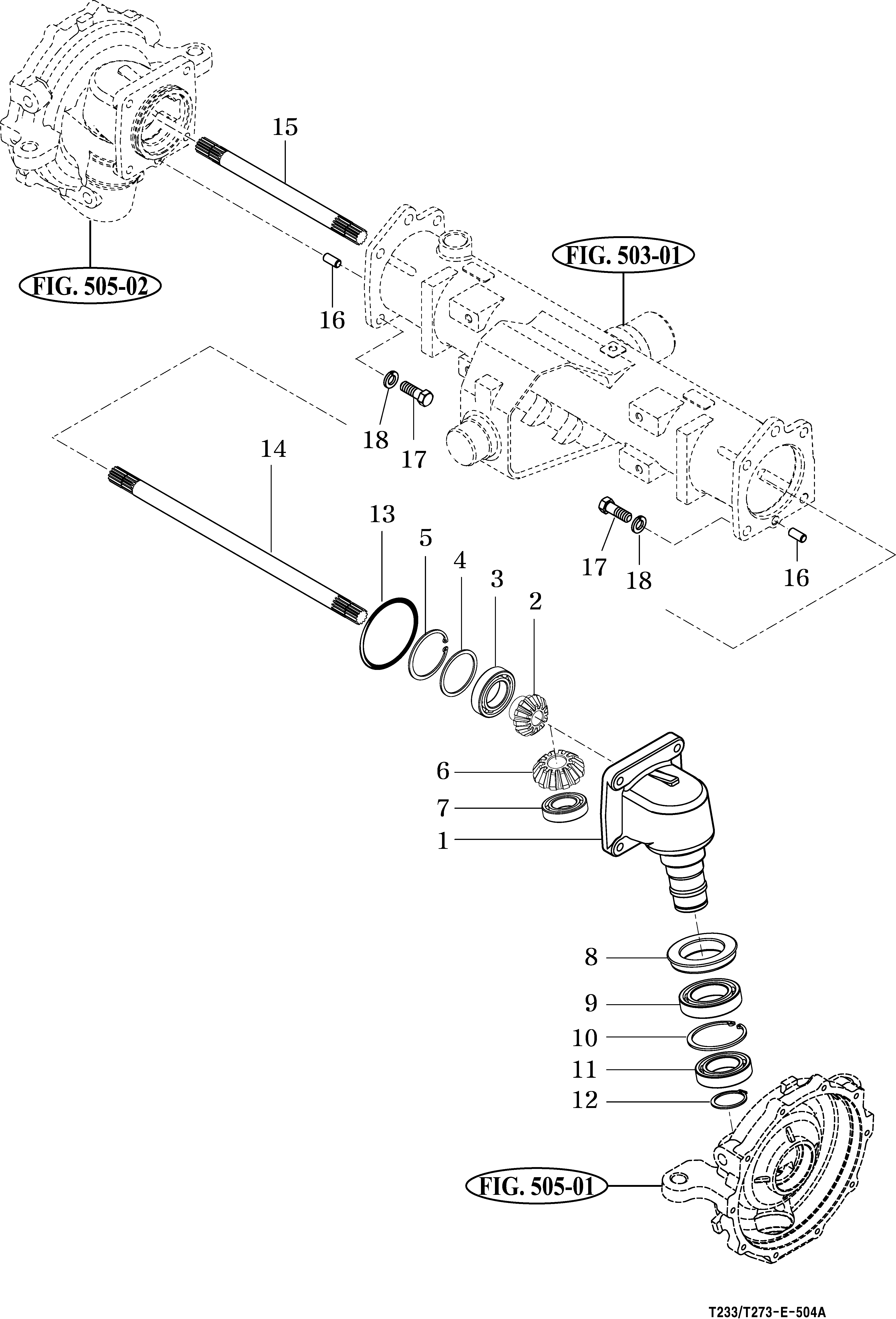 504 FRONT GEAR CASE (1) - TYM Tractors