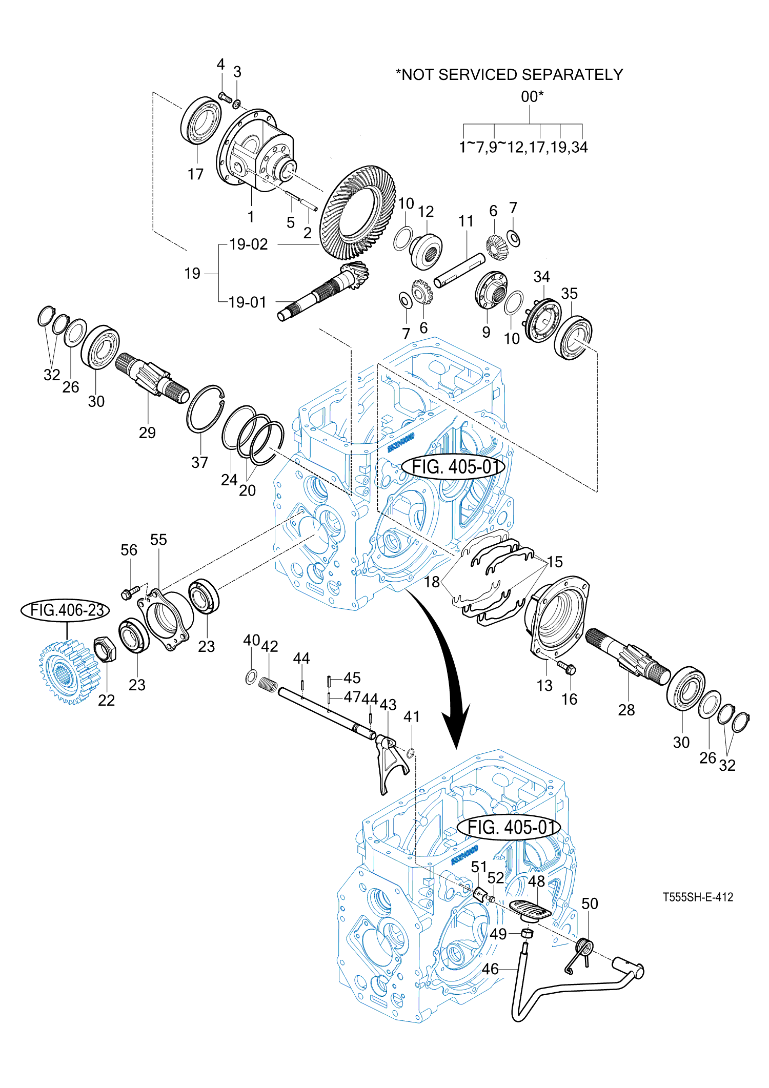 412 REAR DIFFERENTIAL GEARS - TYM Tractors