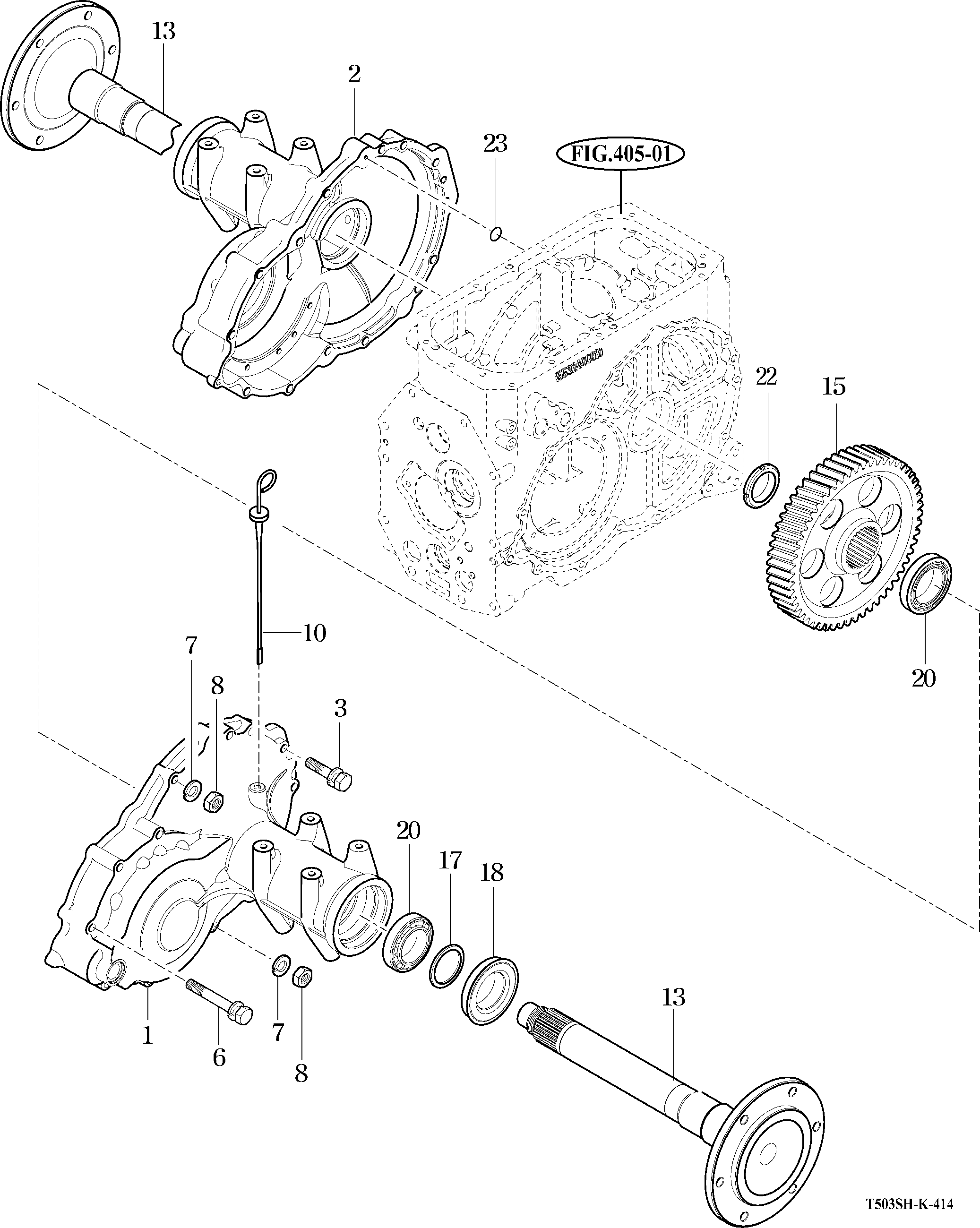 414 REAR AXLE HOUSING - TYM Tractors