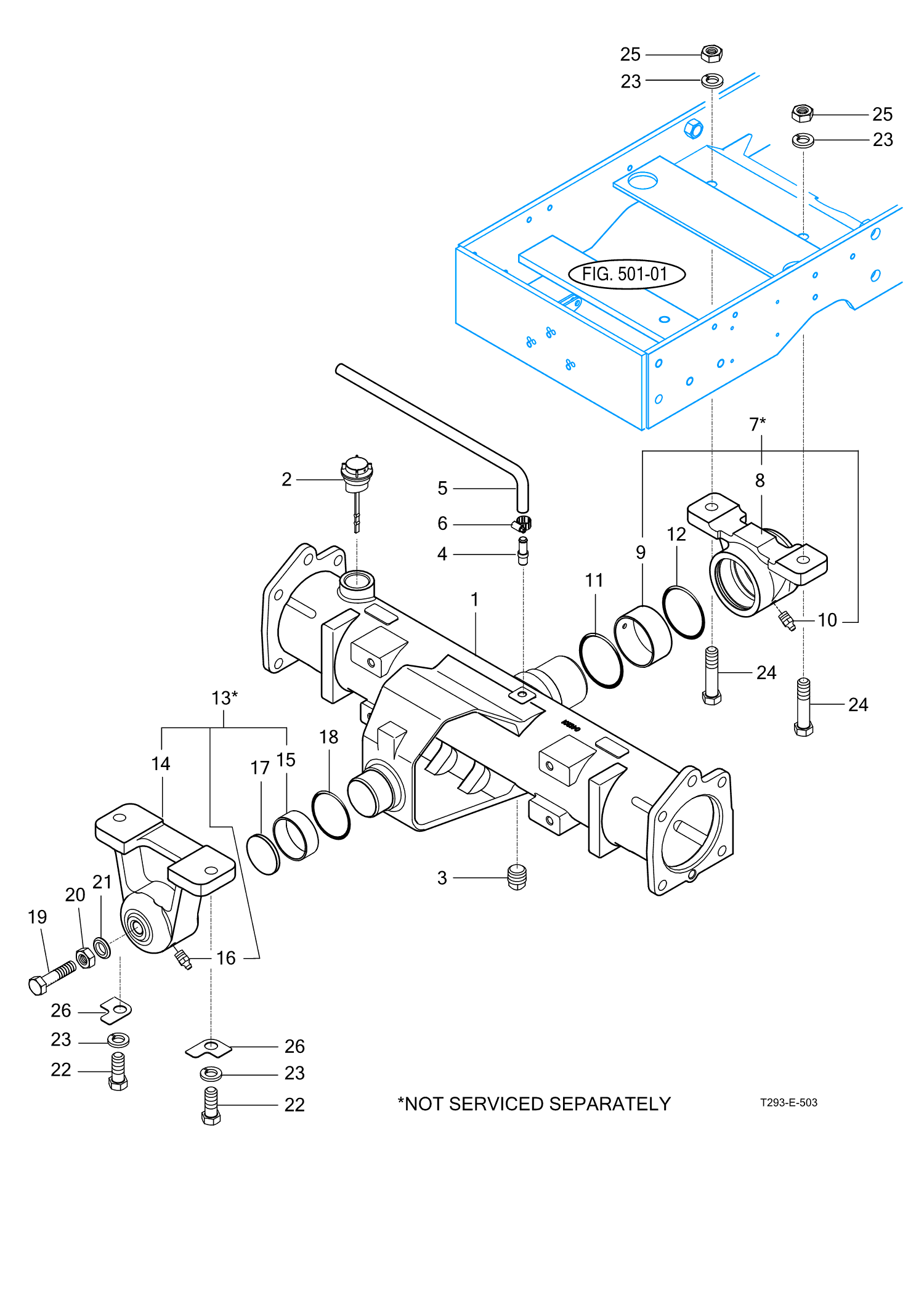 503 FRONT AXLE HOUSING - TYM Tractors