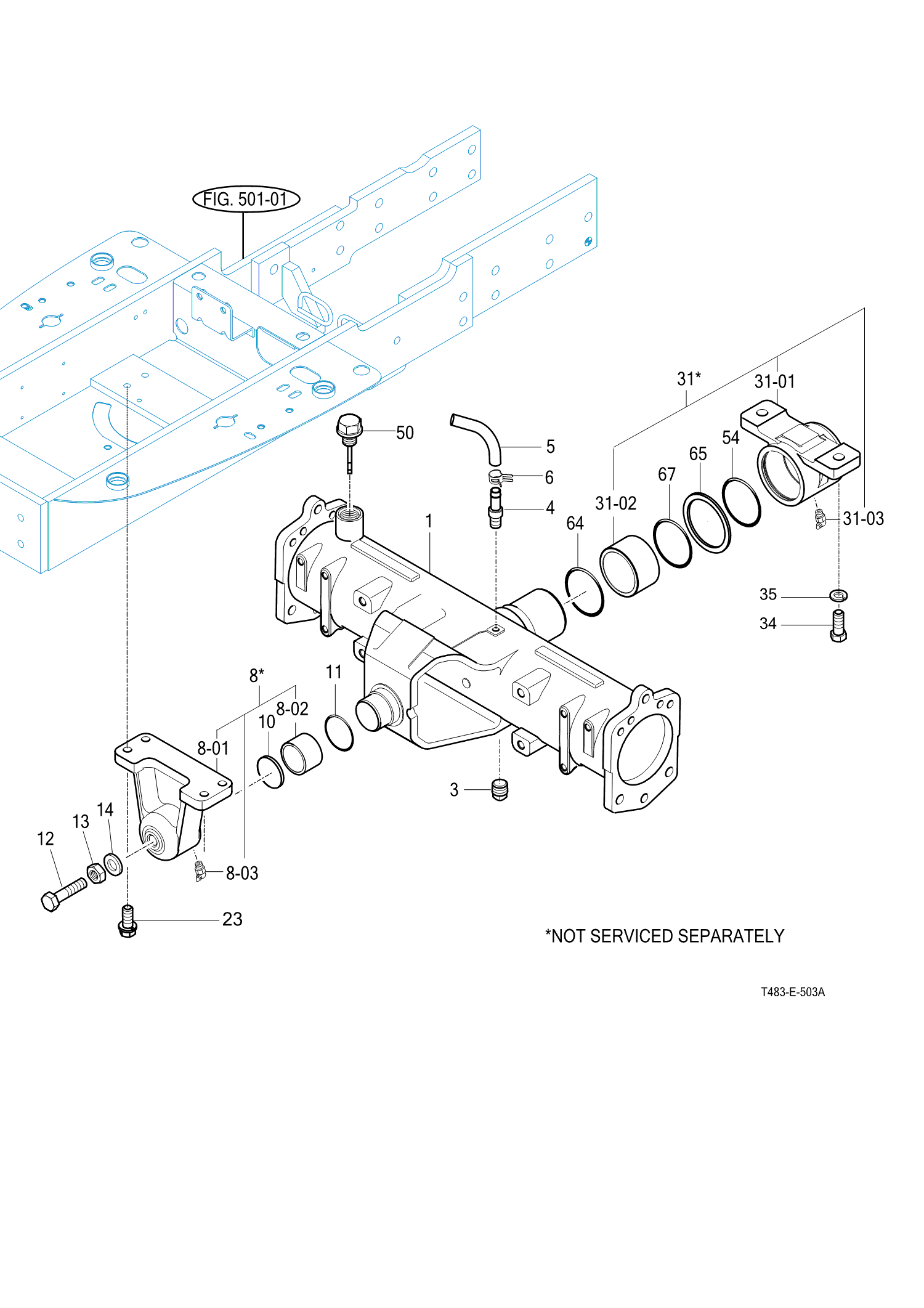 503 FRONT AXLE HOUSING - TYM Tractors